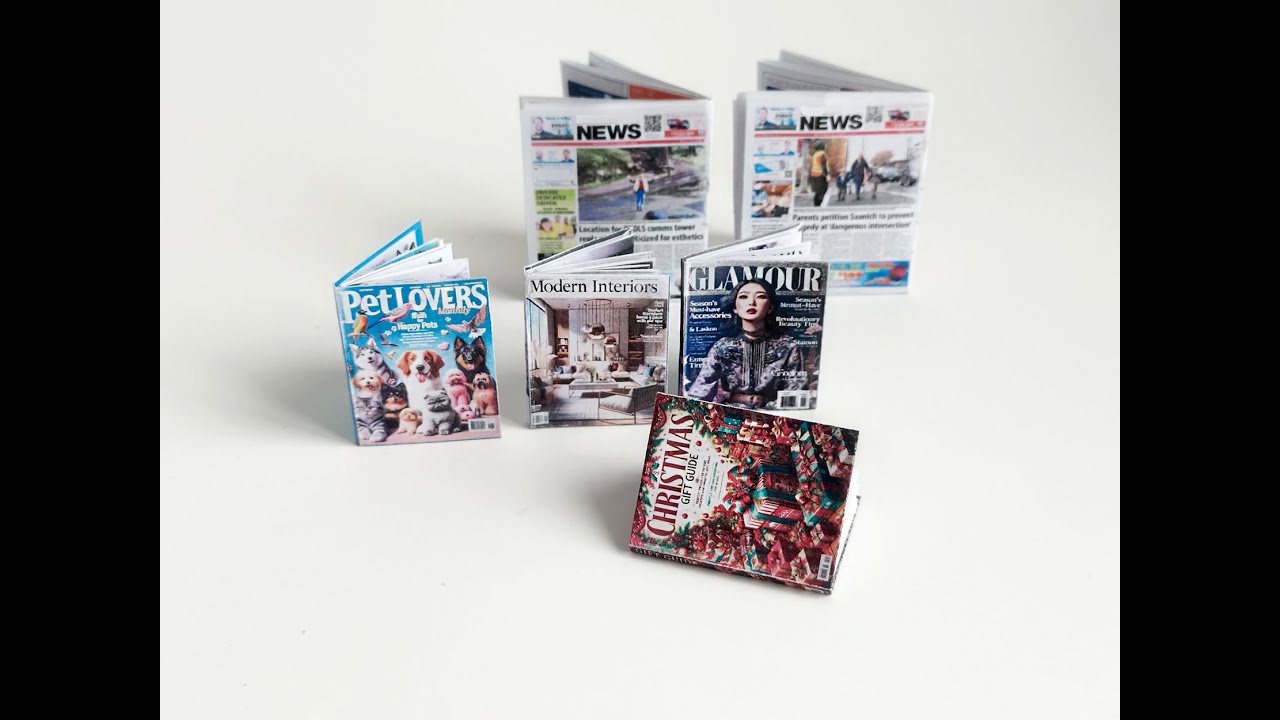 Mini Magazine Tutorial - YouTube