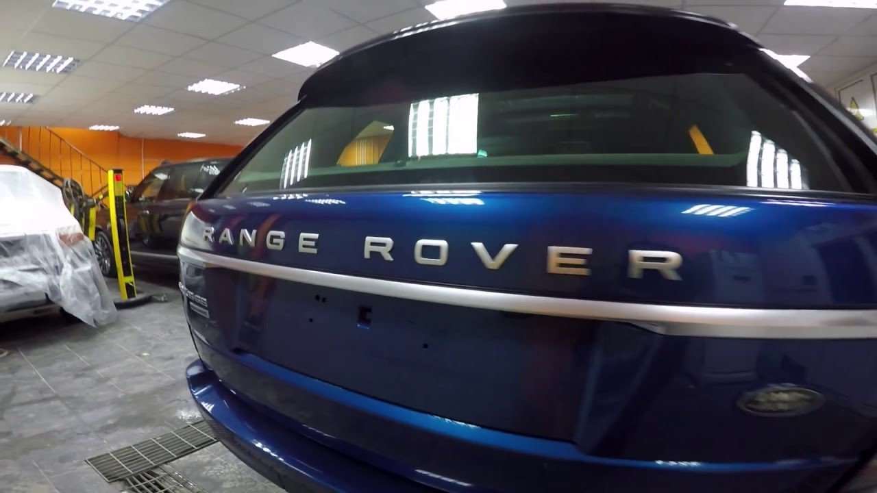 Range Rover Plasti Dipped in a Martian Blue - YouTube
