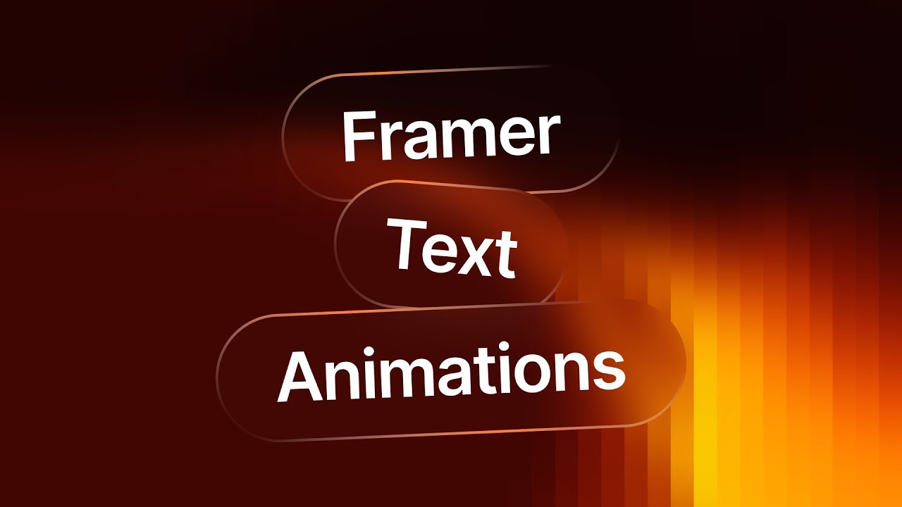 Easy Text Animations In Framer Anyone Can Do! - YouTube