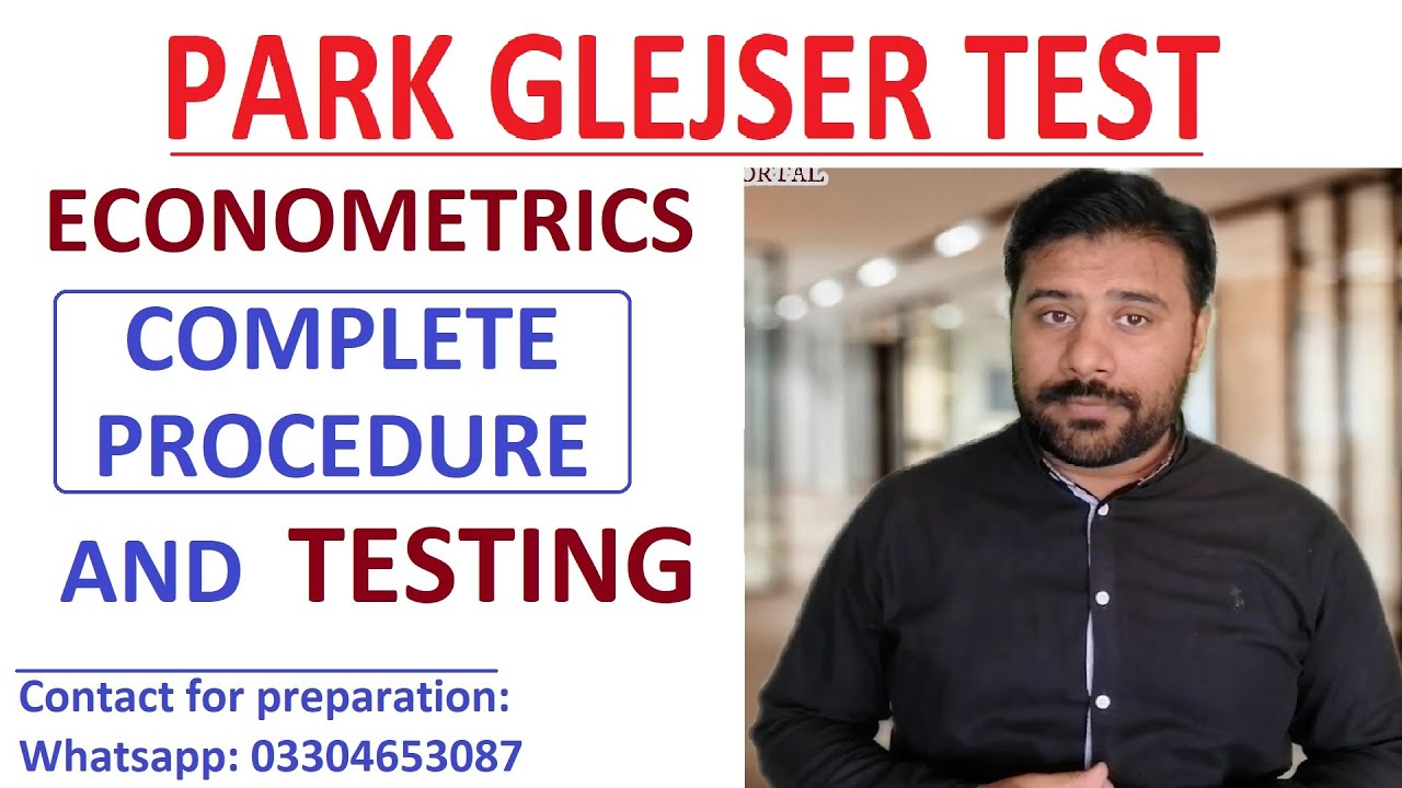 Park Glejser Test of Hetroscedasticity || Complete procedure and ...