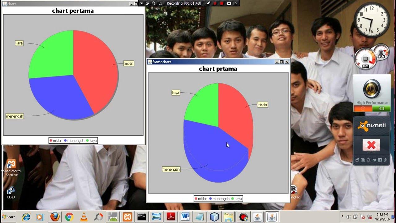 Tutorial java netbeans indonesia part 46 (membuat piechart 3D) - YouTube