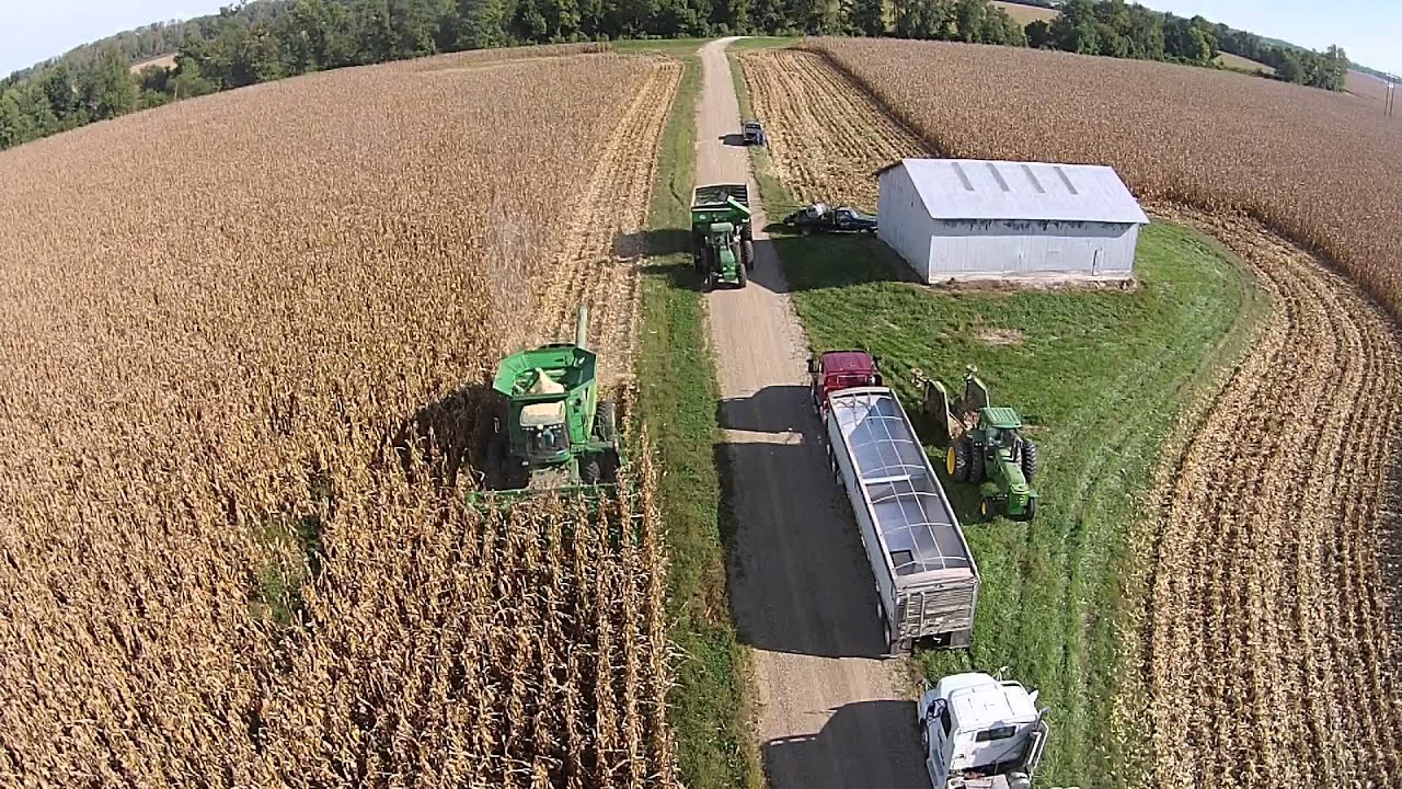 Fall 2014 Harvest Sprinkle Farms Plainville, Indiana - YouTube