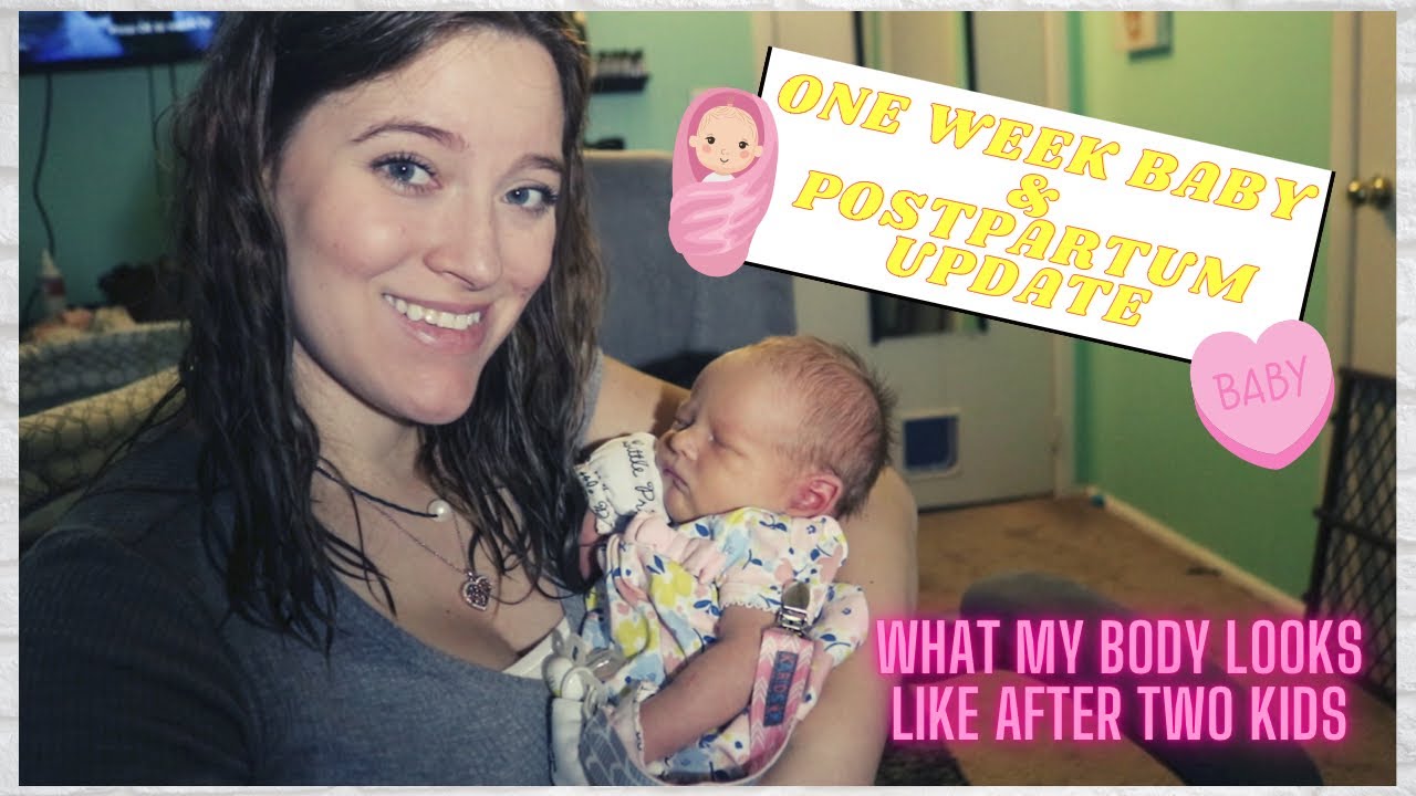 ONE WEEK BABY UPDATE || POSTPARTUM BODY BABY#2 - YouTube