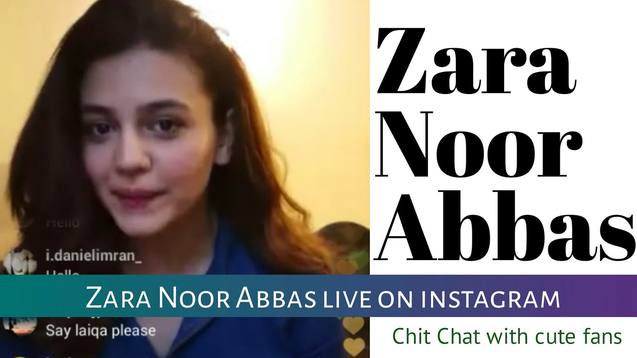 Zara Noor Abbas live on instagram | MISHF Production - YouTube