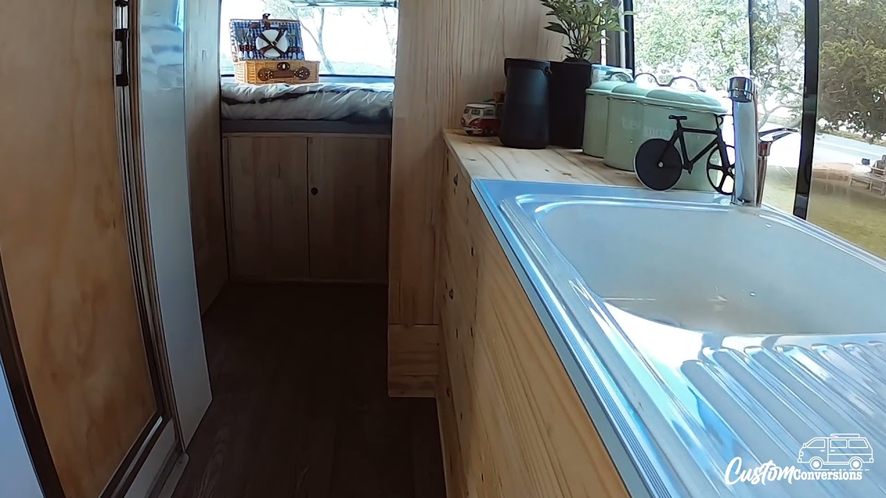 Toyota Coaster Campervan - Powered by Custom Conversions - YouTube