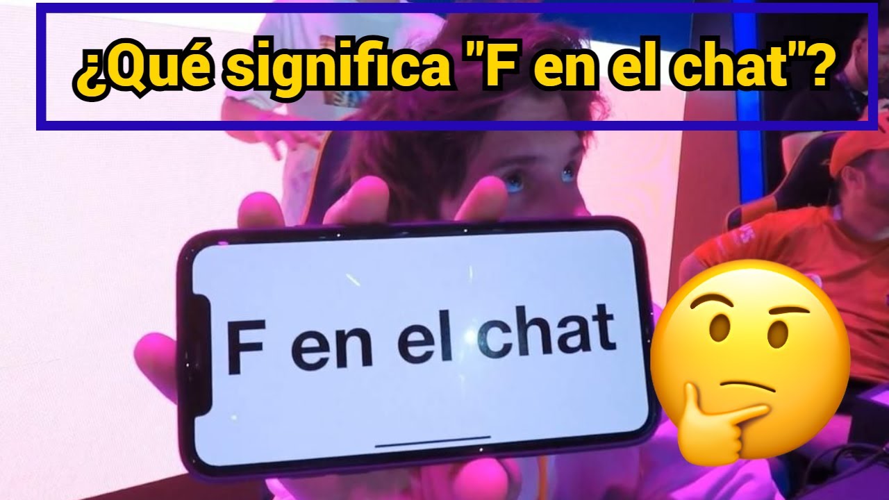 "F en el chat" Significado y origen - YouTube