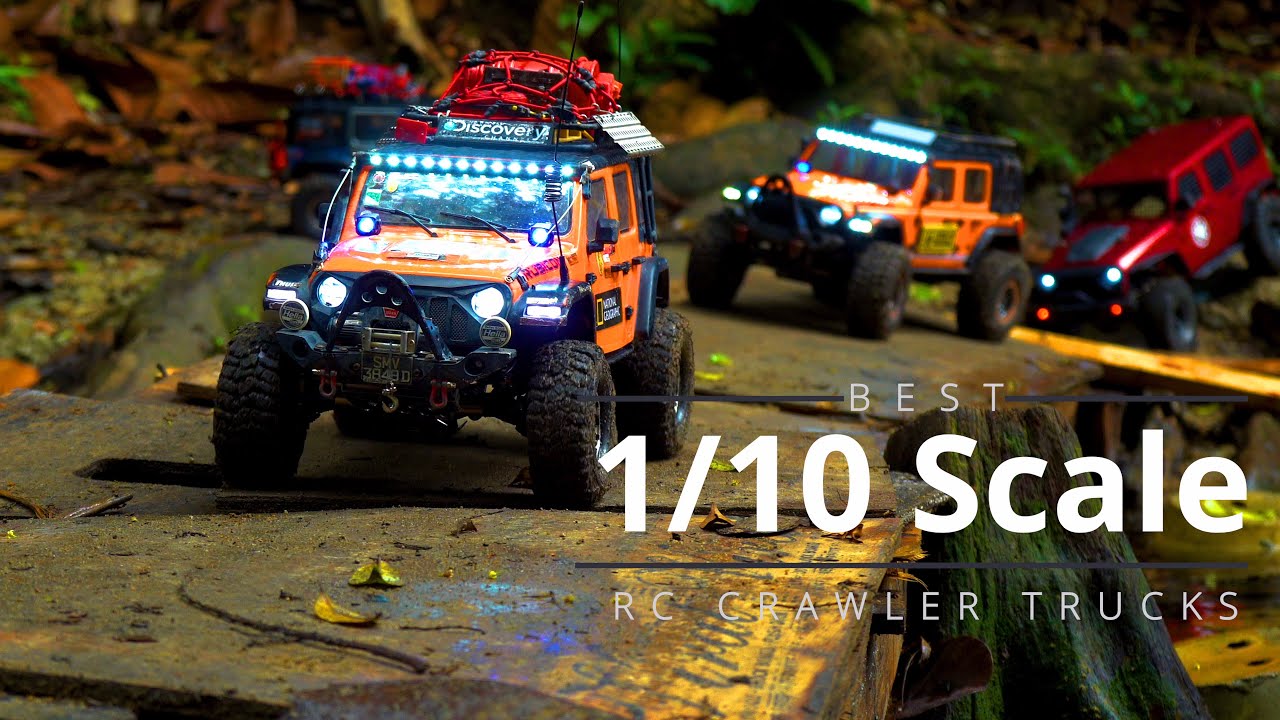 5x Best RC Crawler Trucks 4x4 Off Road Fun Crawling Adventure Trail RC ...