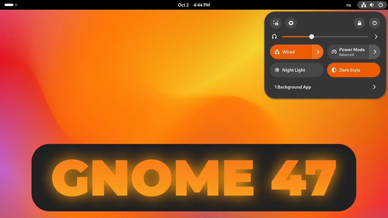 GNOME 47 (Linux) - быстрый обзор новых функций | Что нового в GNOME 47? | Fedora 41 - YouTube
