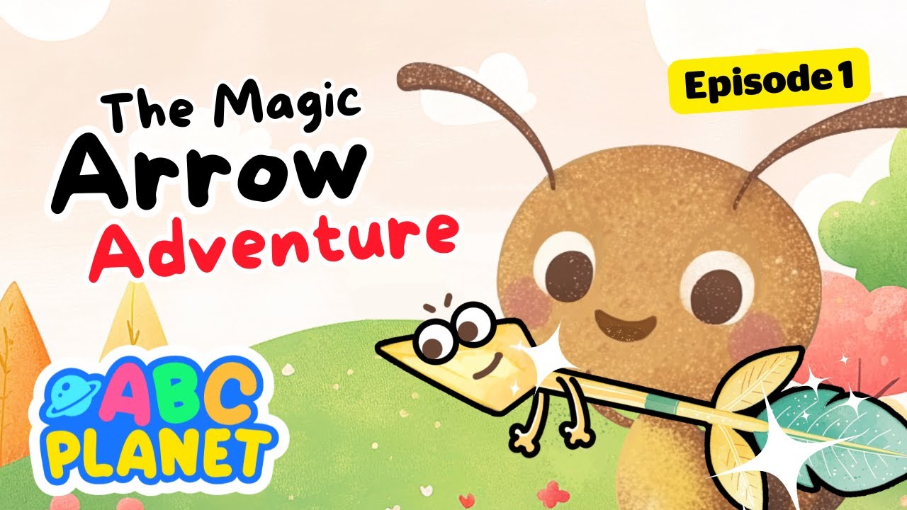 The Magic Arrow Adventure Ep 1 | Letter A | Preschool Alphabet Read ...