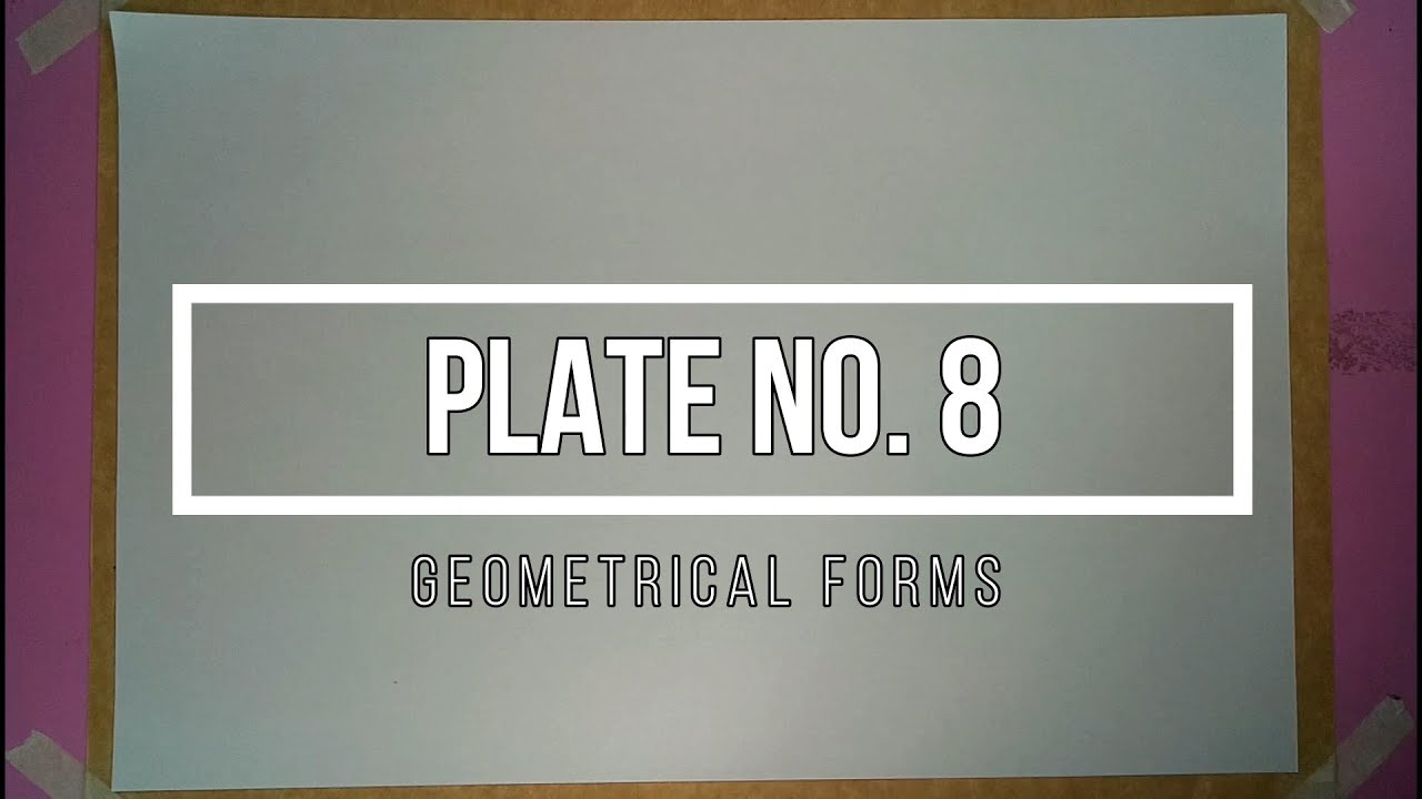 Technical Drawing 1 | Plate #8 - YouTube