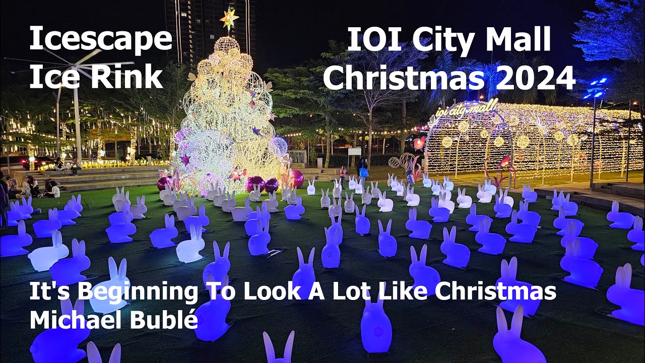 IOI City Mall Christmas 2024 - Icescape Ice Rink - YouTube