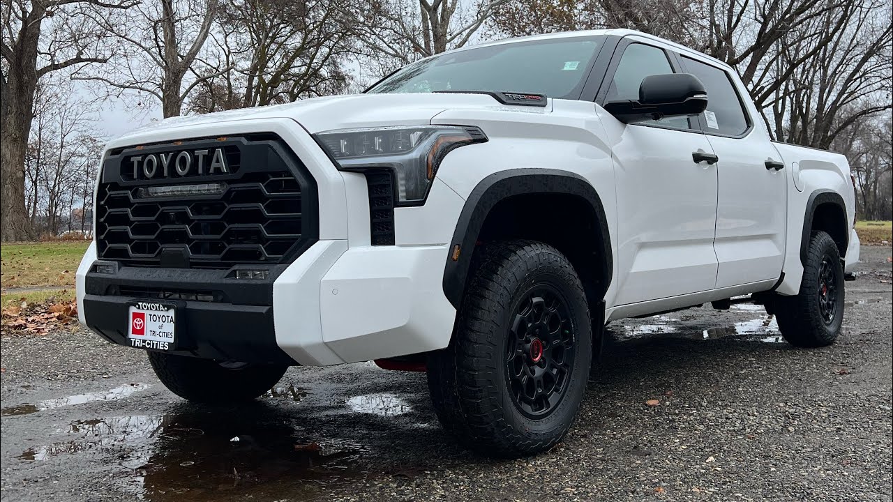 2026 Toyota Tundra TRD Pro Performance Package Ice Cap White and ...