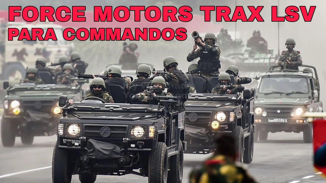PARA Commandos showcased their FORCE TRAX Light Strike Vehicles - YouTube
