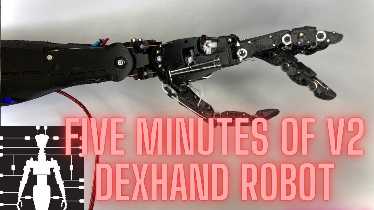 All the footage of the Version2 #dexhand from the latest tune up - YouTube