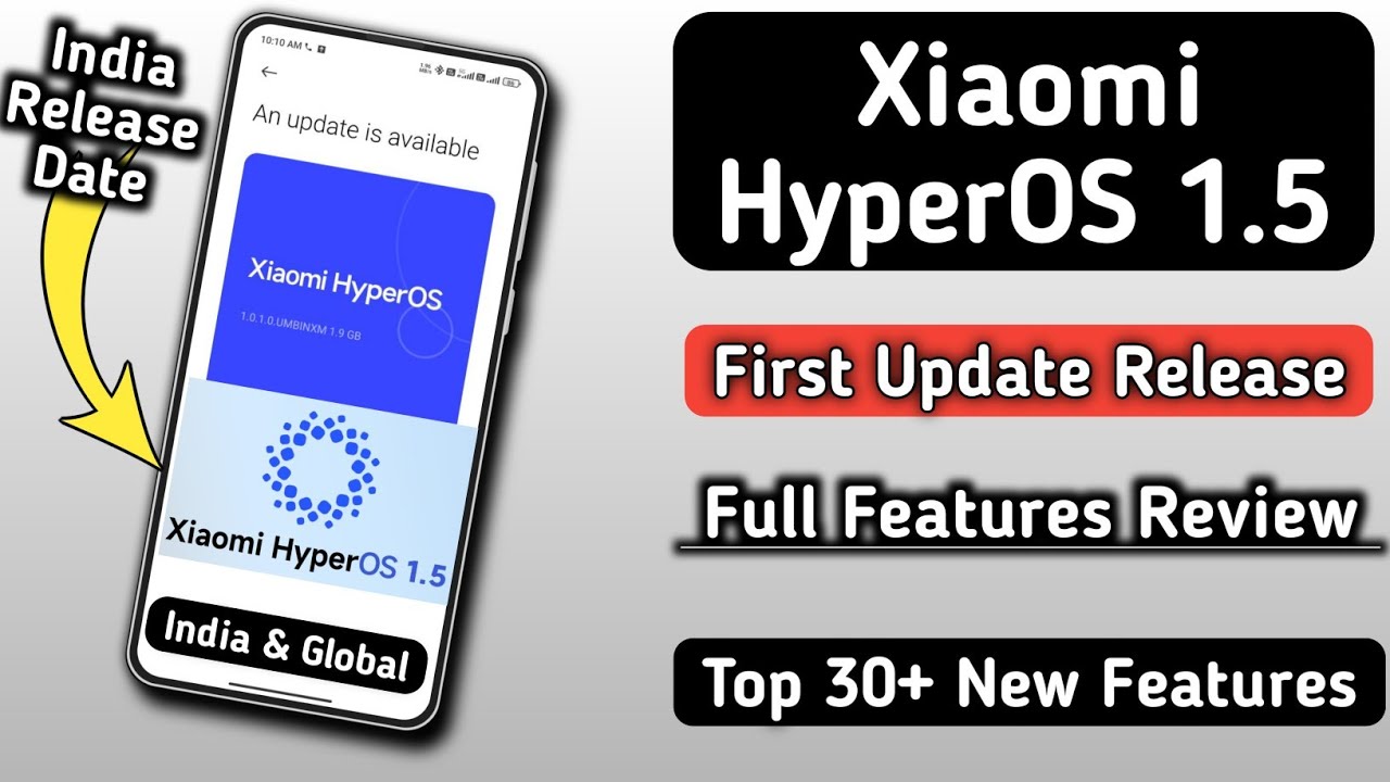 OMG Xiaomi HyperOS 1.5 First Update Release, Full Features Review, Top ...