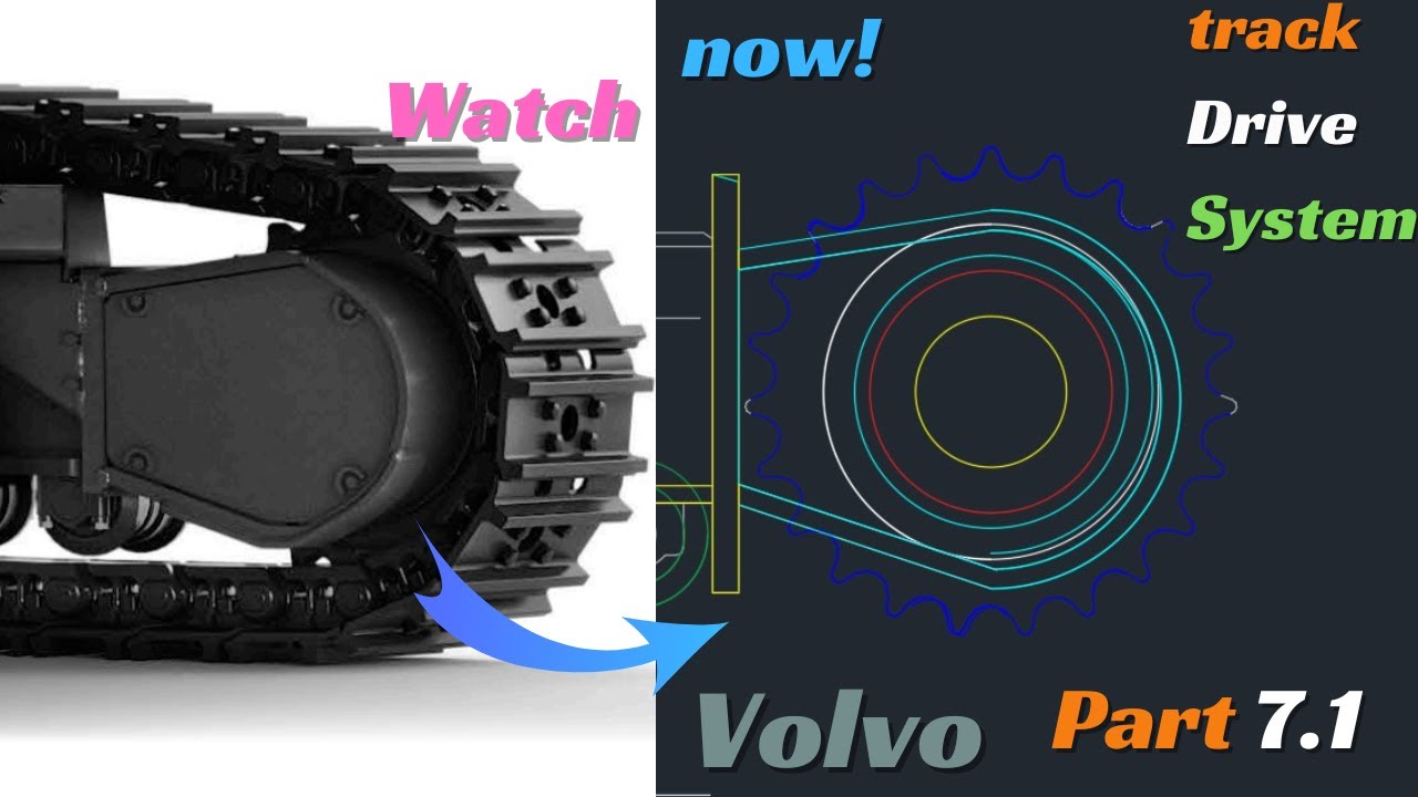 epic homemade rc volvo excavator build track | Drive System | Part 7.1 ...