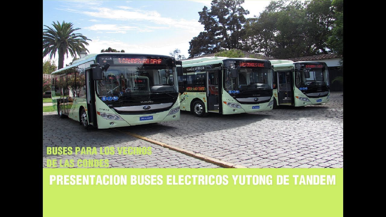 Presentación Buses Electricos Yutong de Tandem - YouTube