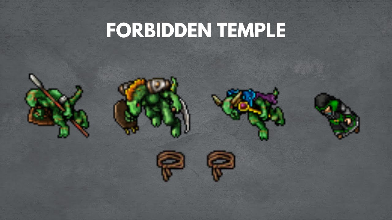RP | Lvl 51 a 52 | Forbidden Temple | Tibia - YouTube