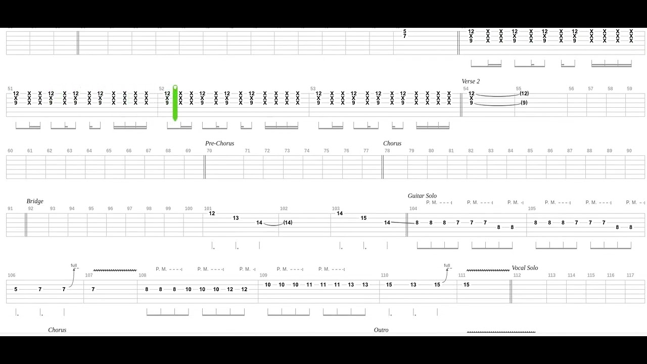 Again Full Band Tab by Yui + Guitar only + Guitar tab - YouTube