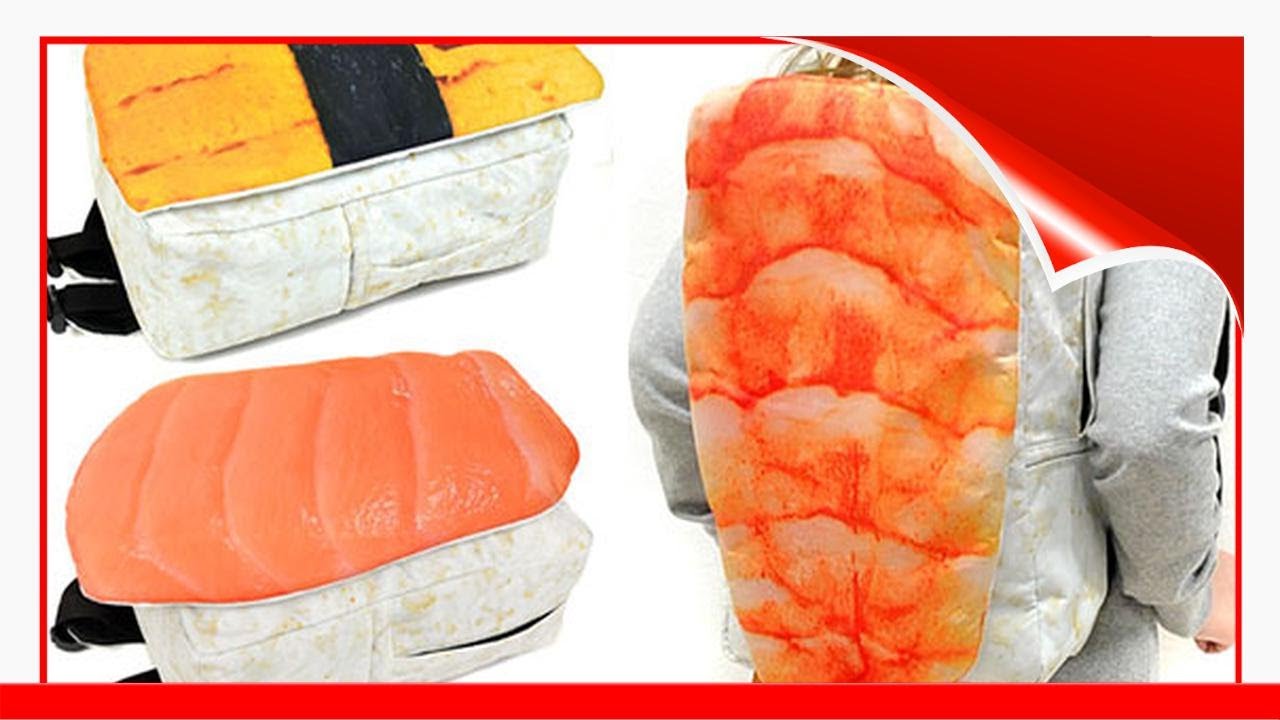 These Backpacks From Japan Look Like Giant Sushi 🔥 - YouTube