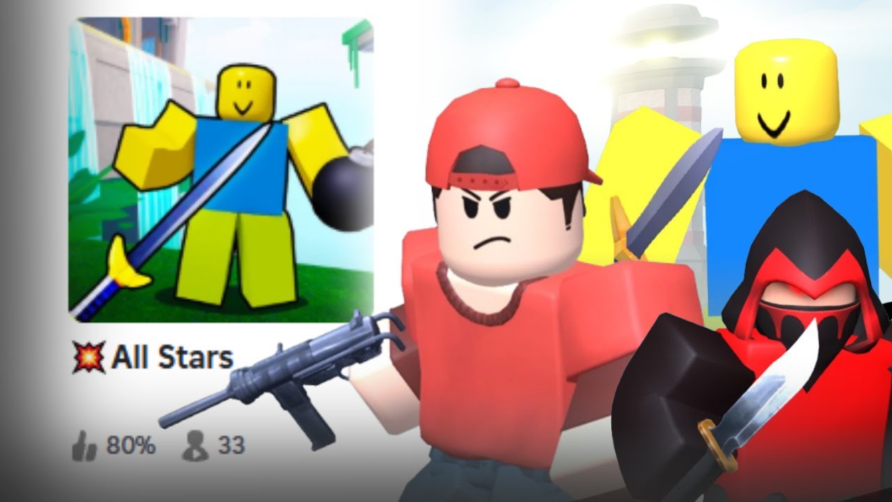 A FIGHTING GAME WITH ROBLOX CROSSOVER CHARACTERS (All Stars) - YouTube