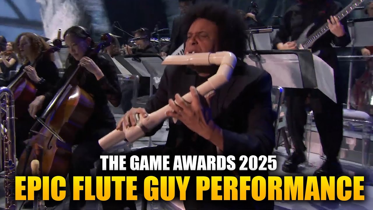 The Game Awards 2025 - Epic Flute Guy Live Performance (Game Of The ...