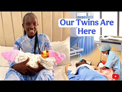 NEW MUMMY IN TOWN- Dem wa FB Welcomes Her Twin Daughters 