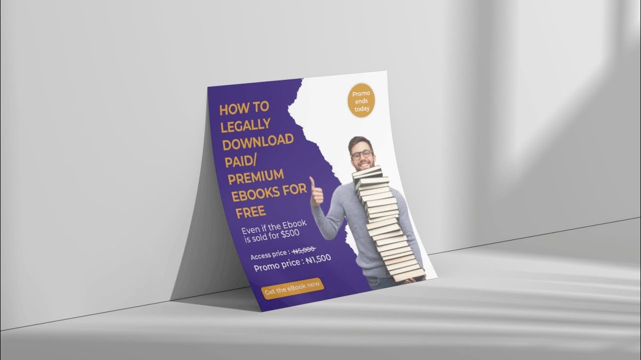 How to create a Facebook ad flyer - YouTube