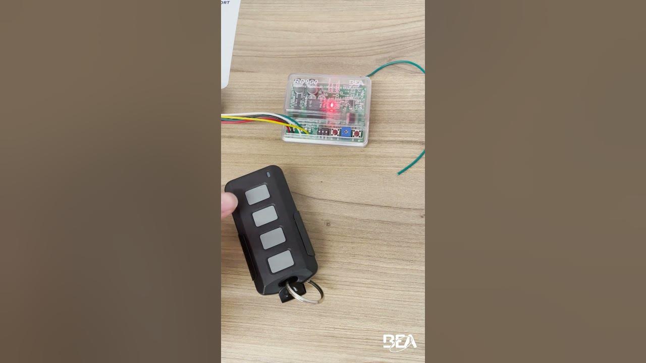 Pairing a BEA 900 MHZ Transmitter to the Receiver with delay #wireless ...