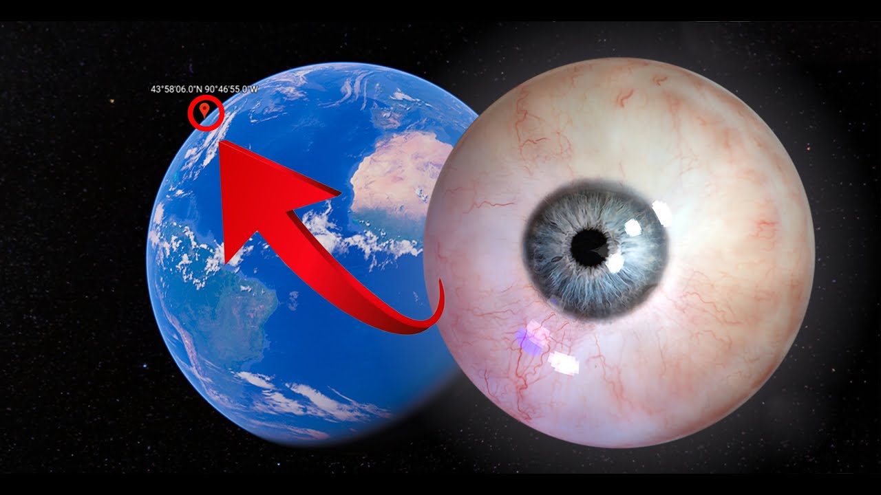 Eyeball giant found on Google Earth - YouTube