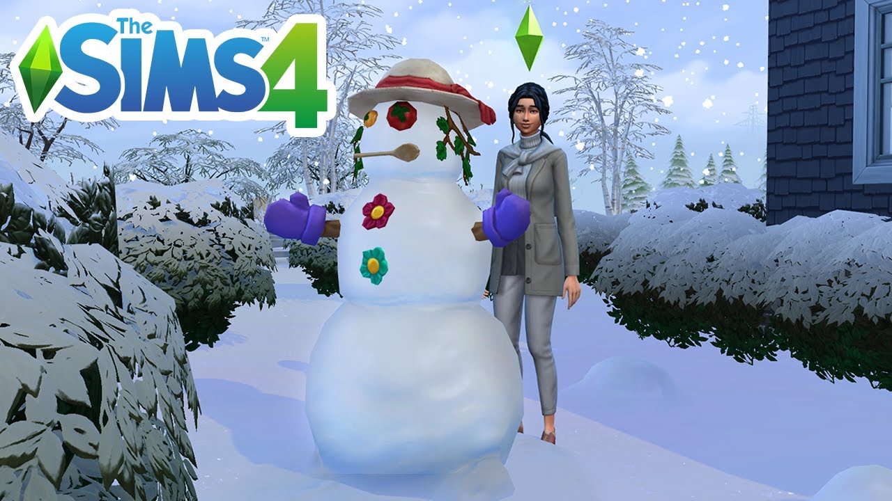 How To Build A Snowman - The Sims 4 - YouTube