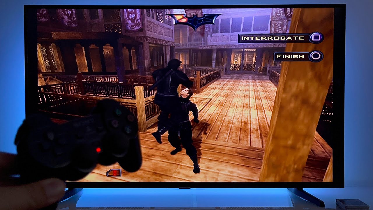 Batman Begins | PS2 PlayStation 2 gameplay on 4K TV - YouTube