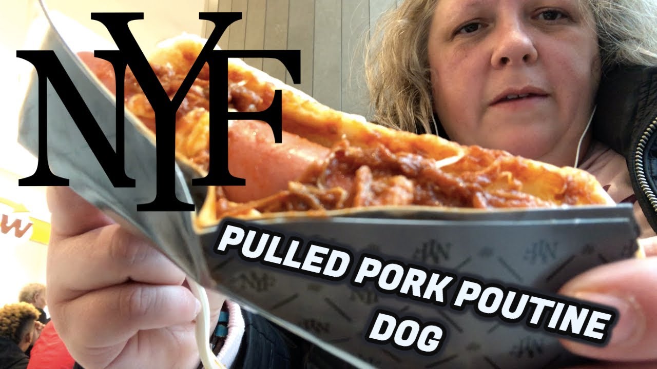 New York Fries Pulled Pork Poutine Dog 🌭 - YouTube