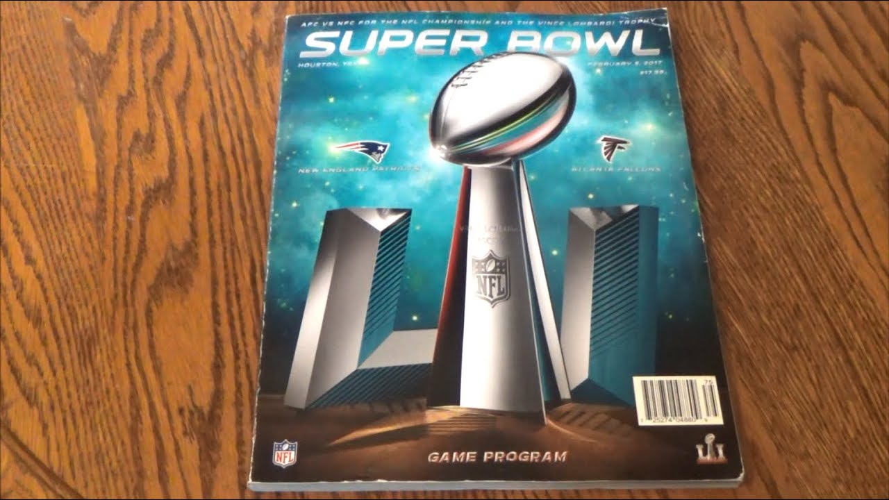 Color Me Gridiron - Super Bowl 51 Official Game Program (NFL) - YouTube