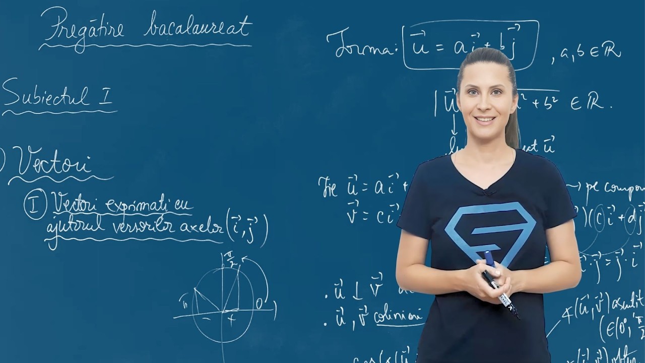 Vectori în Plan - Pregătire Bacalaureat Matematică, Model Subiect I ...