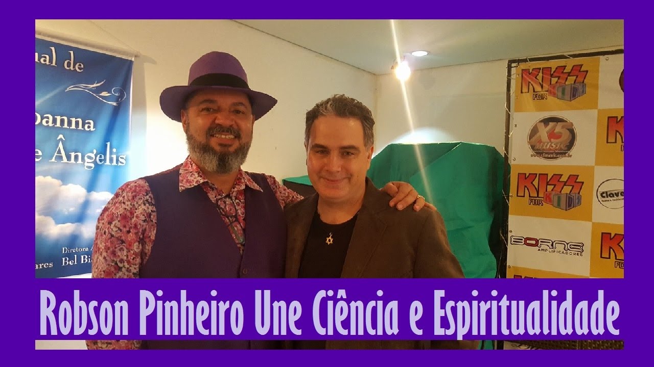 O Médium Robson Pinheiro para CONFERÊNCIA GLOBAL 21 minutos com o tema ...