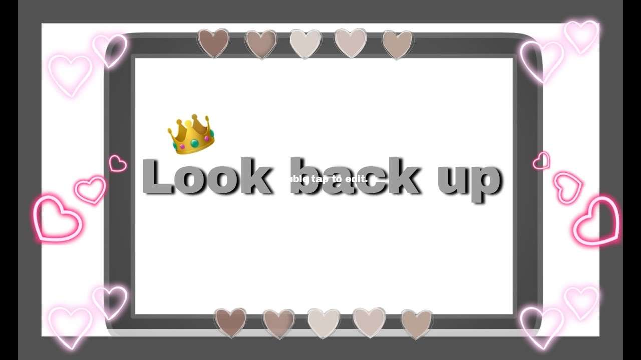 Look back up||Darkcl0udsx - YouTube