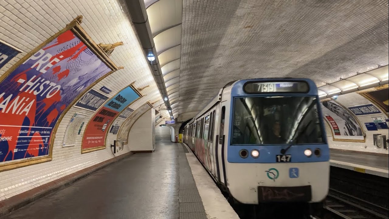 Métro MF 77 ligne 7 de Paris! - YouTube