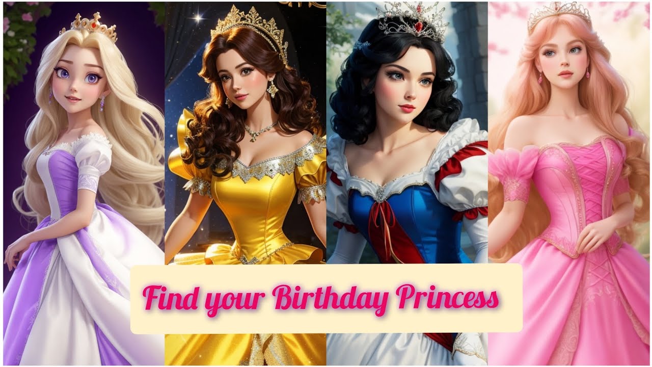 Choose Your Birthday Month & See which Princess you are 👸💃 ️ | Birthday ...