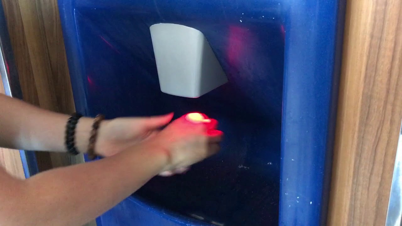 Carnival Cruise ship Three Step Automatic Handwashing Station - YouTube