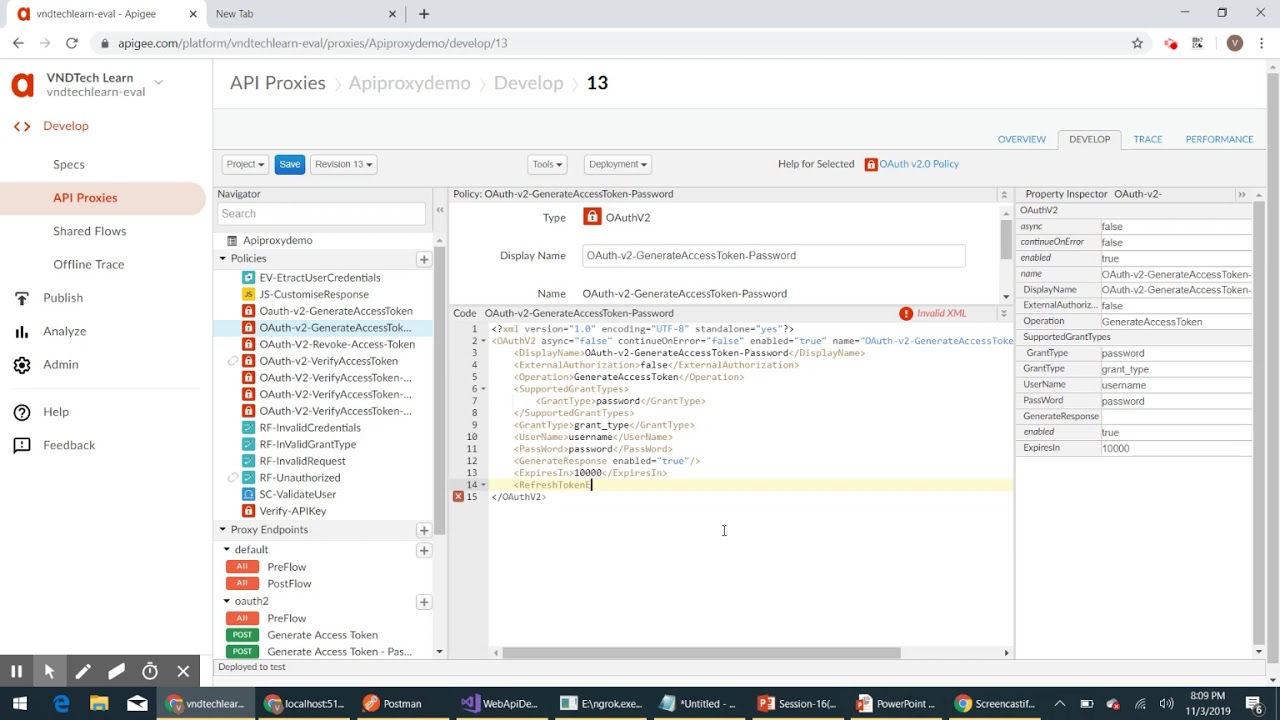 Session-16 | How to set expiry time for token in Apigee | expiry time ...