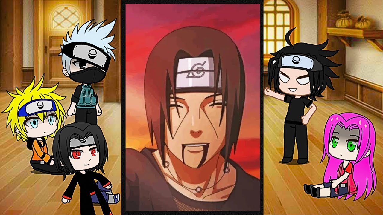 Team 7 and Itachi Reacts To Itachi's Life || Gacha Club || Compilation - YouTube