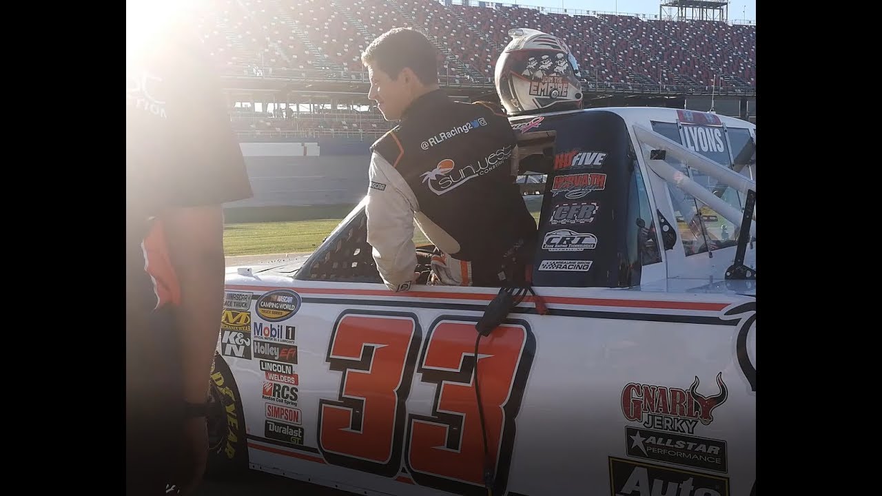 Robby Lyons Talladega Debut - YouTube