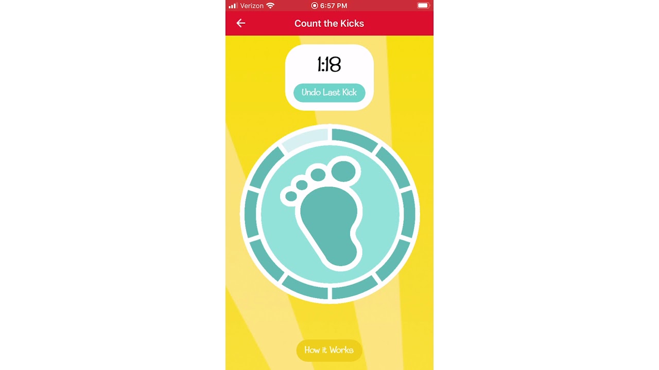 Count the Kicks App: How to share a kick-counting session - YouTube