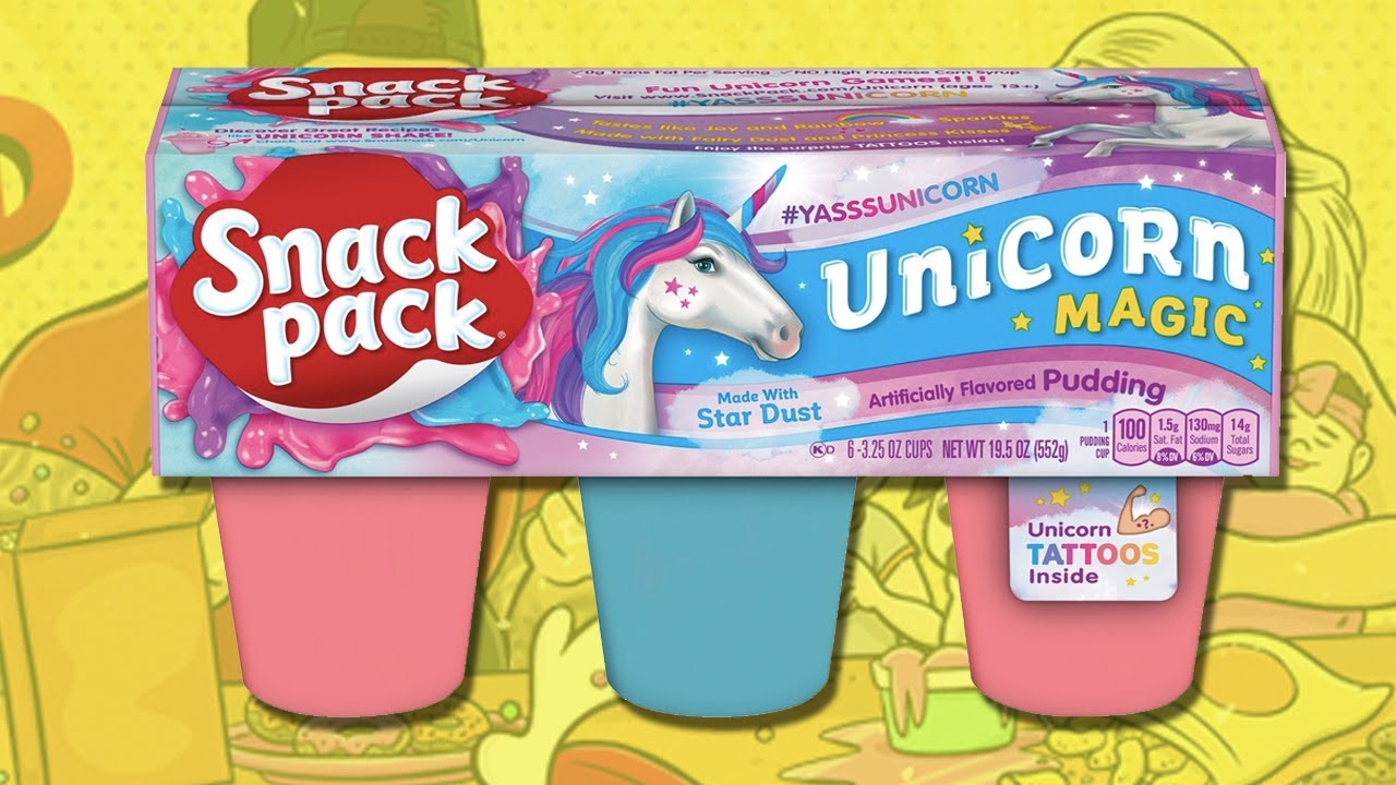 Fun Size Review: Snack Pack's Unicorn Magic Pudding! - YouTube