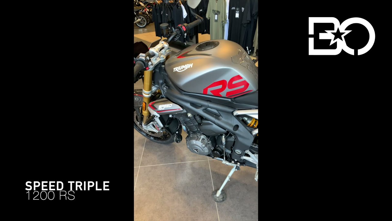 TRIUMPH - Speed triple 1200 RS - KIT STICKERS - YouTube