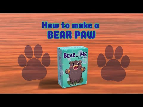 How to make a BEAR PAW - YouTube