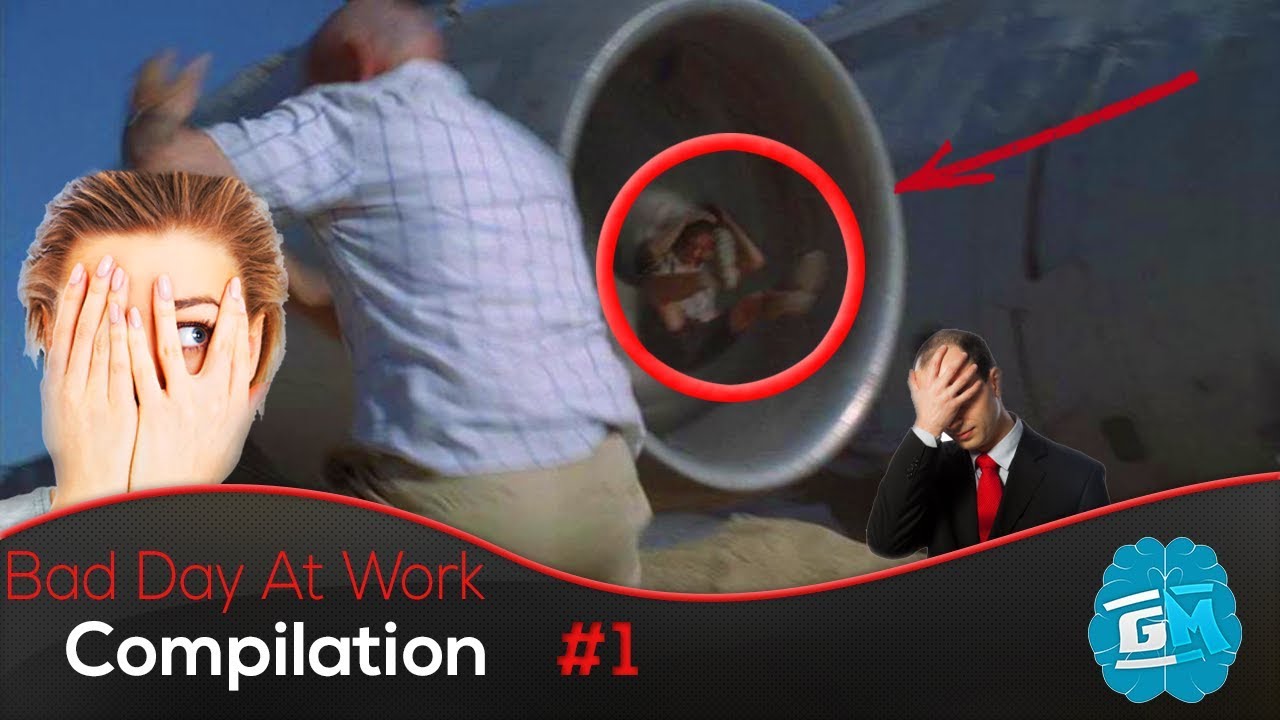 BEST Bad Day at Work Compilation 2017!🤐 DANGEROUS and Funny Clips #1 ...