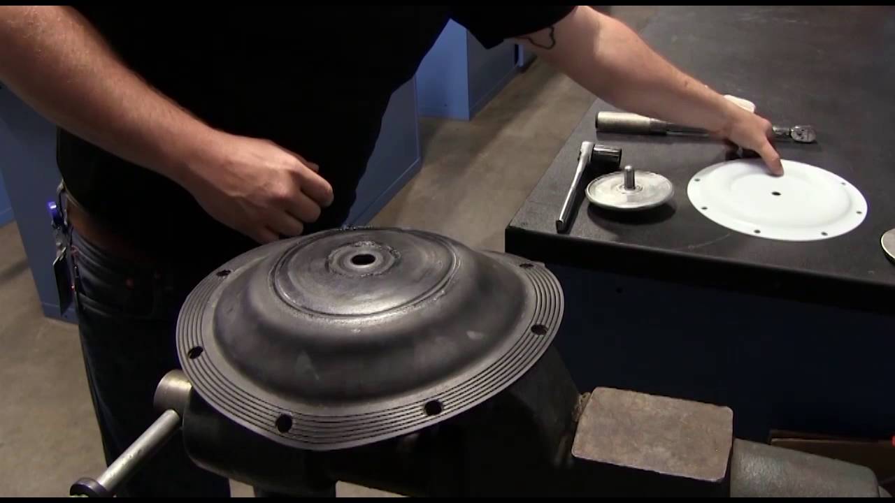 Sandpiper Quick Tip- PTFE and Backer Diaphragm Assembly - YouTube