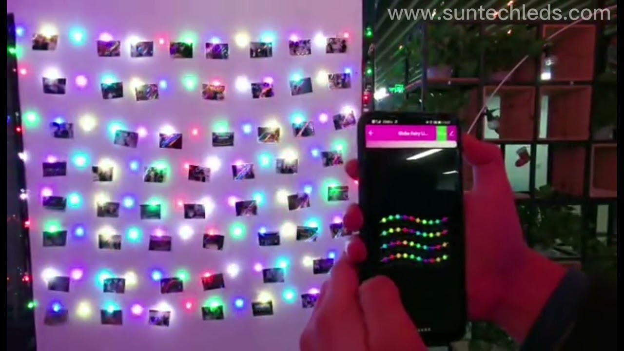 LED smart fairy TV string lights - YouTube